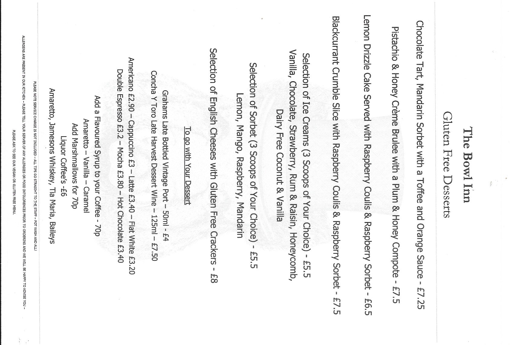 Dining - The Bowl Inn Charing